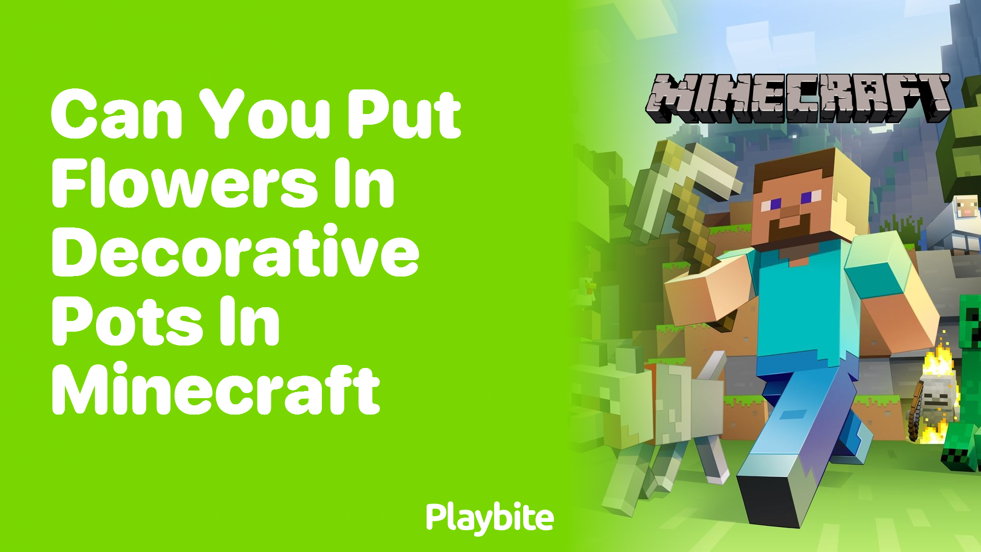 Can You Put Flowers in Decorative Pots in Minecraft? - Playbite