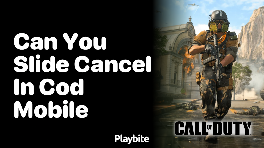Can You Slide Cancel in COD Mobile? - Playbite