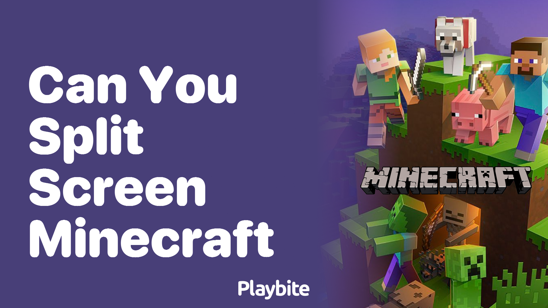 Can You Split Screen Minecraft for Multiplayer Fun? - Playbite