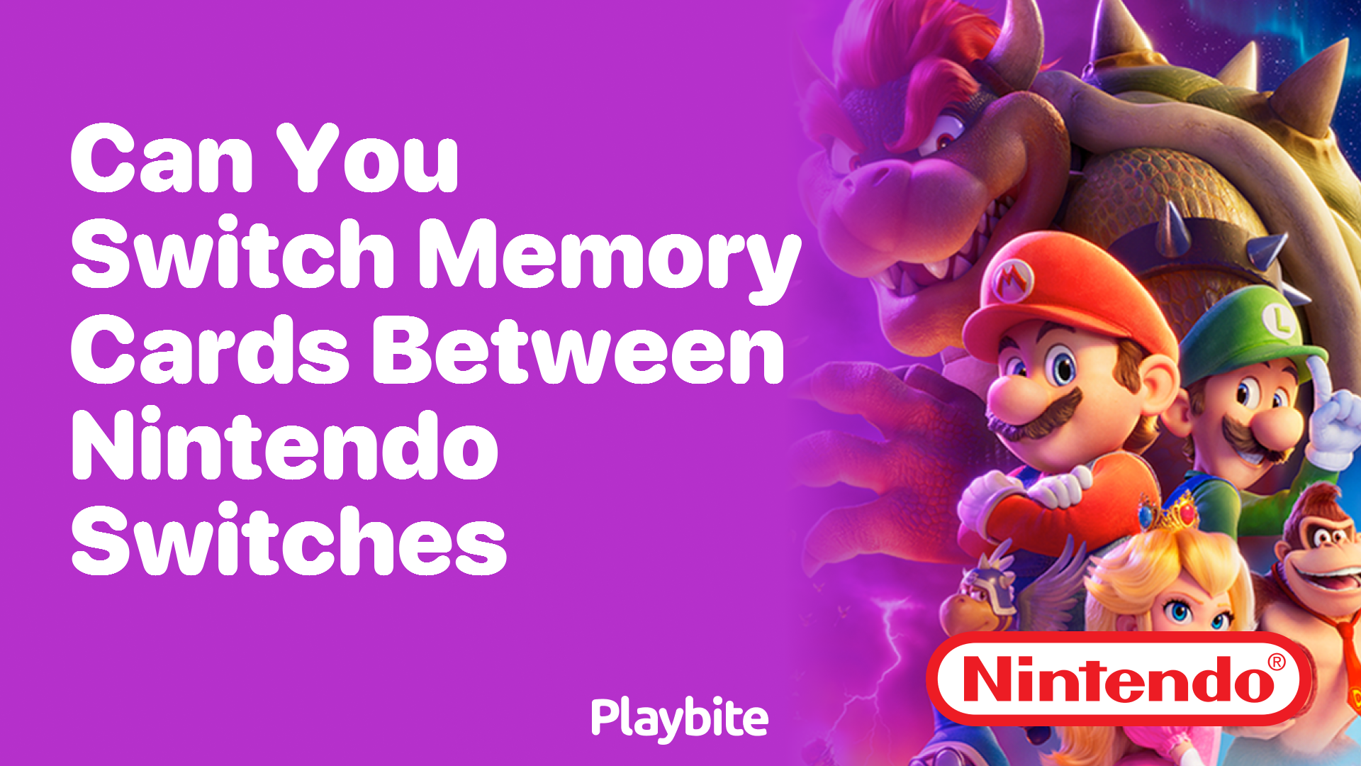 Can You Switch Memory Cards Between Nintendo Switches? - Playbite