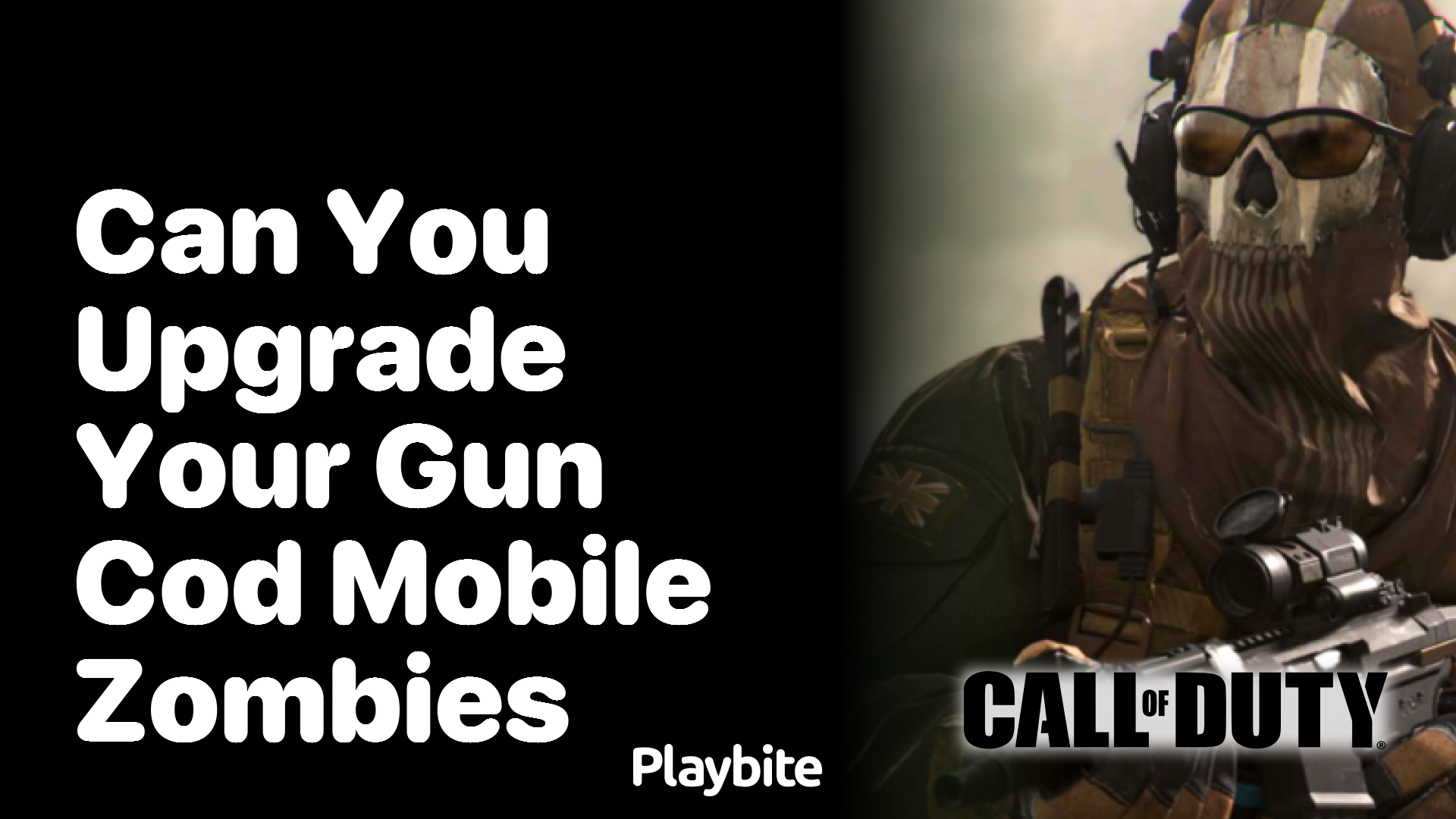 Can You Upgrade Your Gun in COD Mobile Zombies? - Playbite