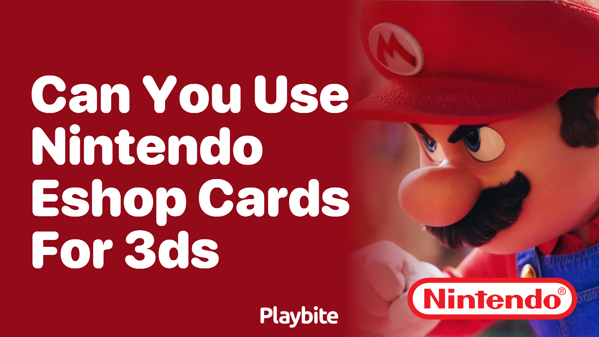 Can You Use Nintendo eShop Cards for 3DS? - Playbite