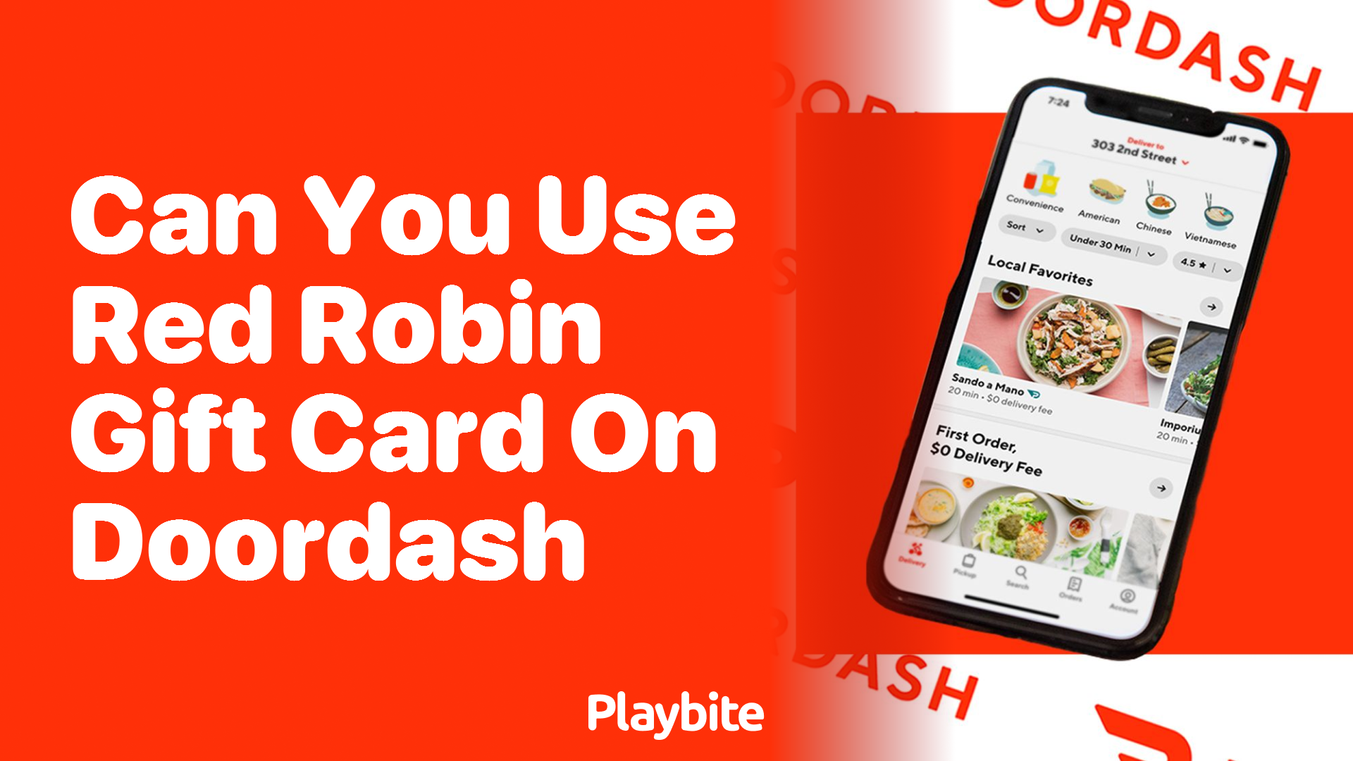 Can You Use a Red Robin Gift Card on DoorDash? - Playbite
