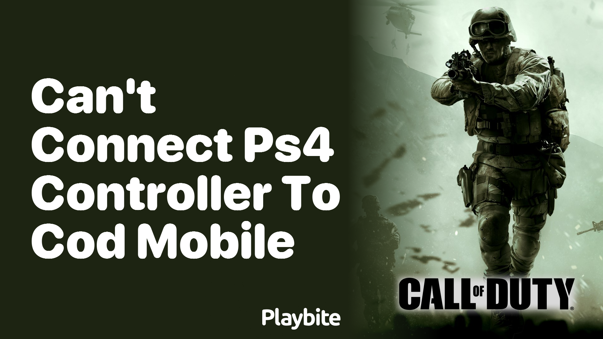 Can't Connect Your PS4 Controller to COD Mobile? Here's What to Do! - Playbite