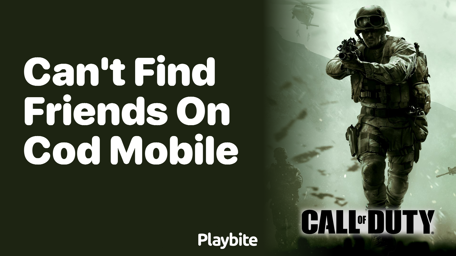 Can't Find Friends on COD Mobile? Here's What to Do! - Playbite