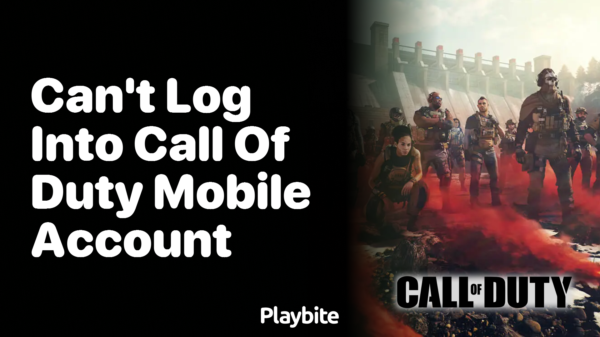 Can't log into Your Call of Duty Mobile Account? Here's What to Do - Playbite