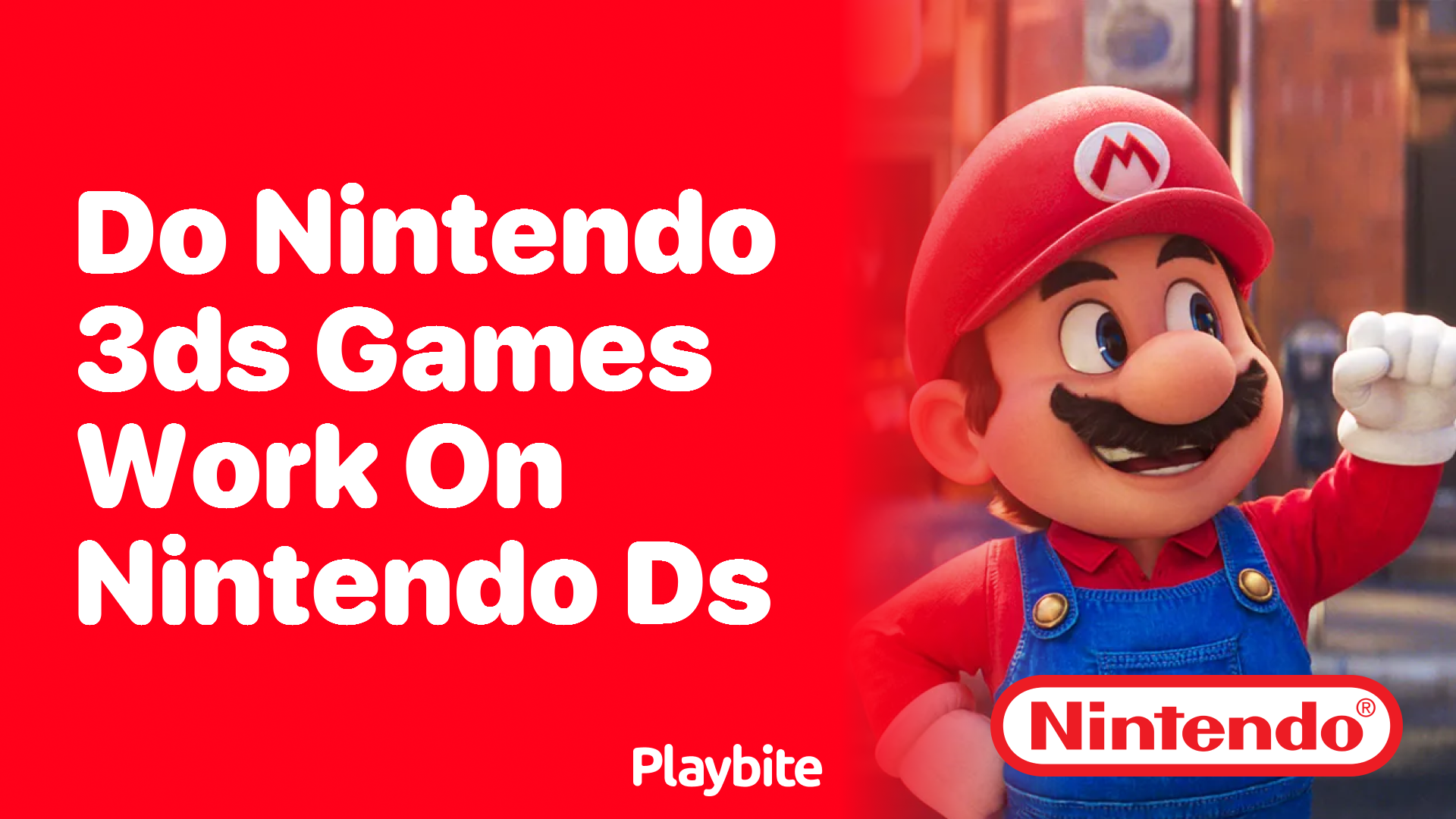 Do Nintendo 3DS Games Work on Nintendo DS? Unwrapping the Compatibility ...