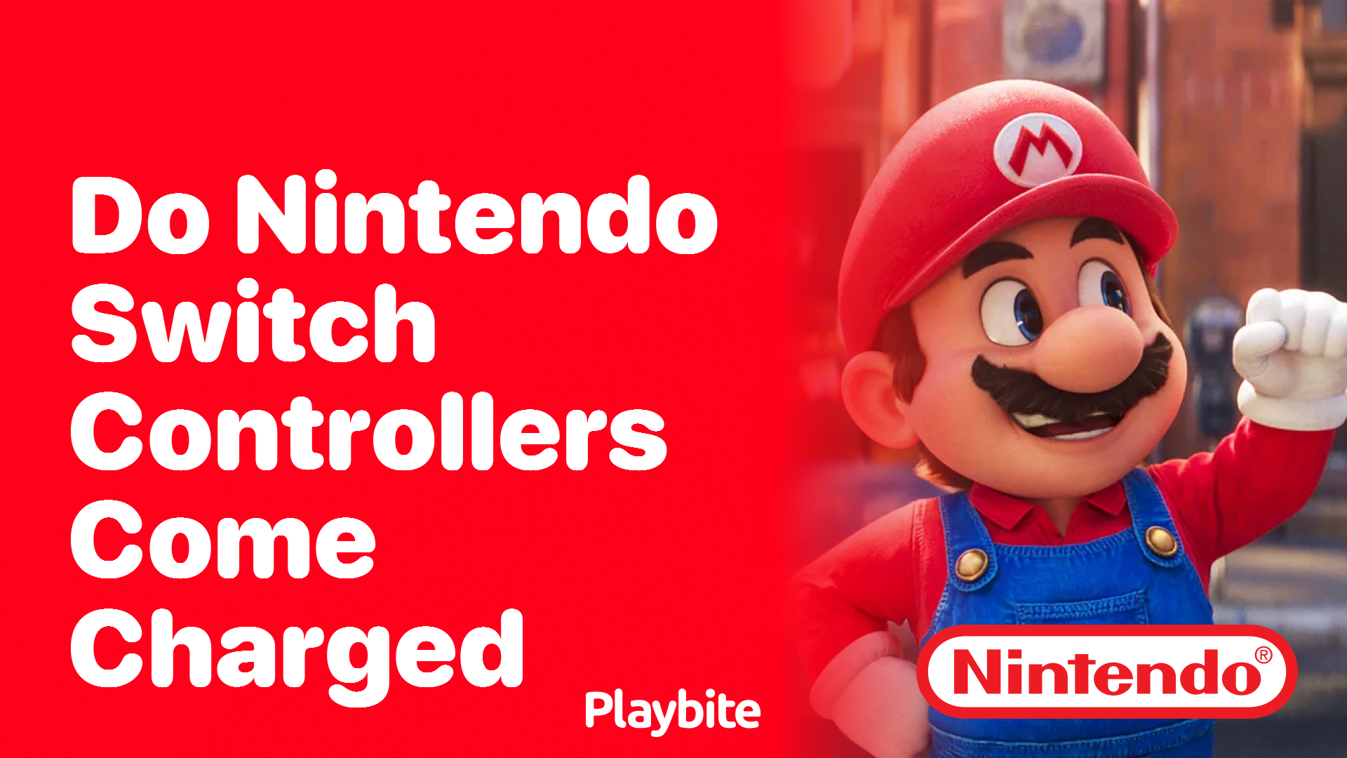 Do Nintendo Switch Controllers Come Charged? - Playbite