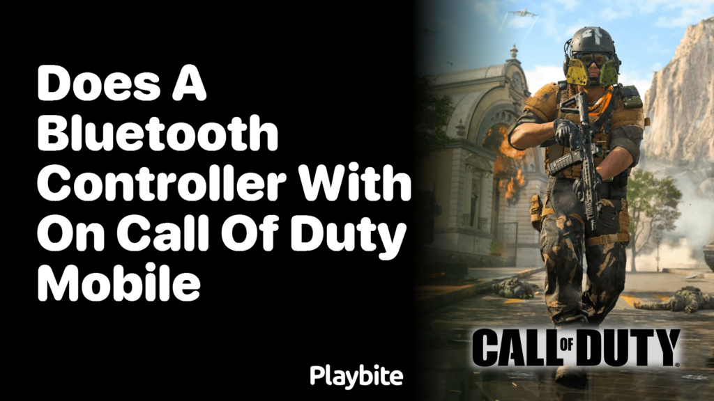 Does a Bluetooth Controller Work with Call of Duty Mobile? - Playbite