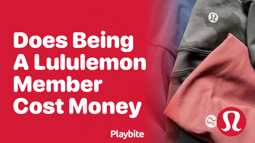 Does Being a Lululemon Member Cost Money? - Playbite
