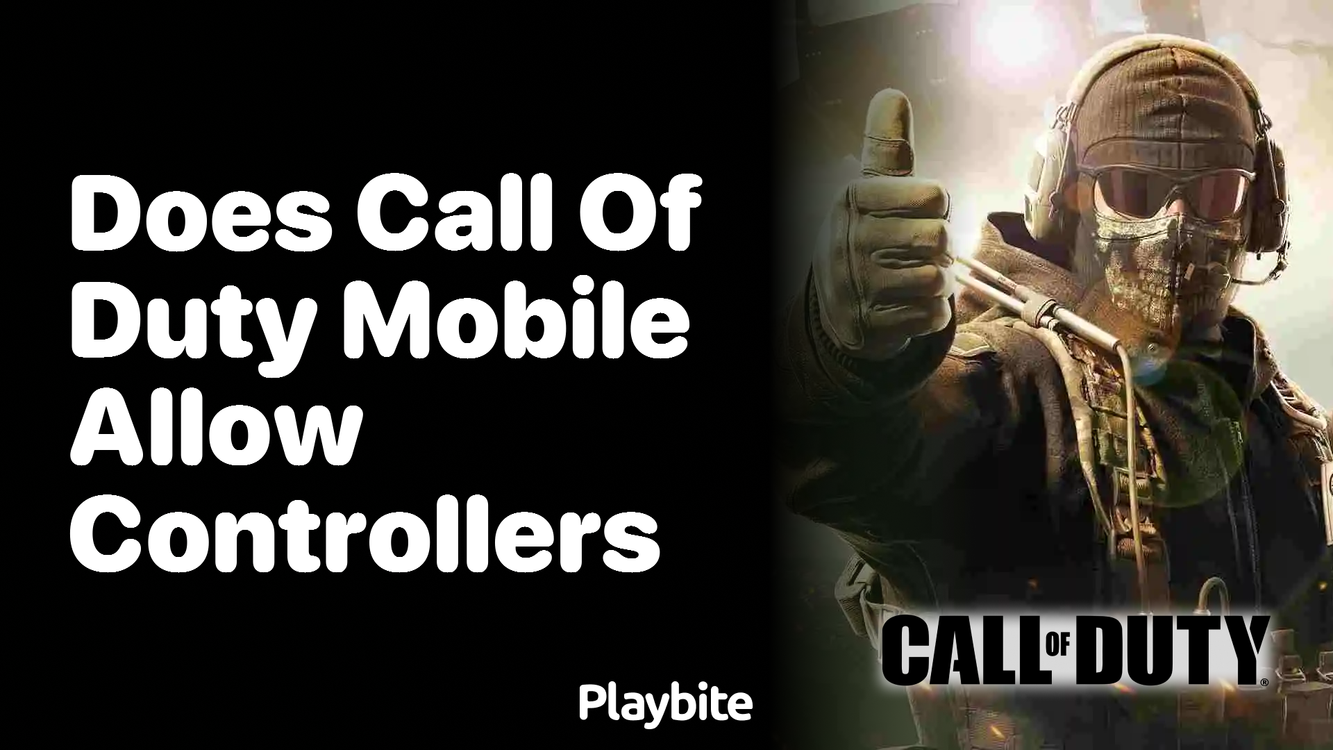 Does Call of Duty Mobile Allow Controllers for Gameplay? - Playbite