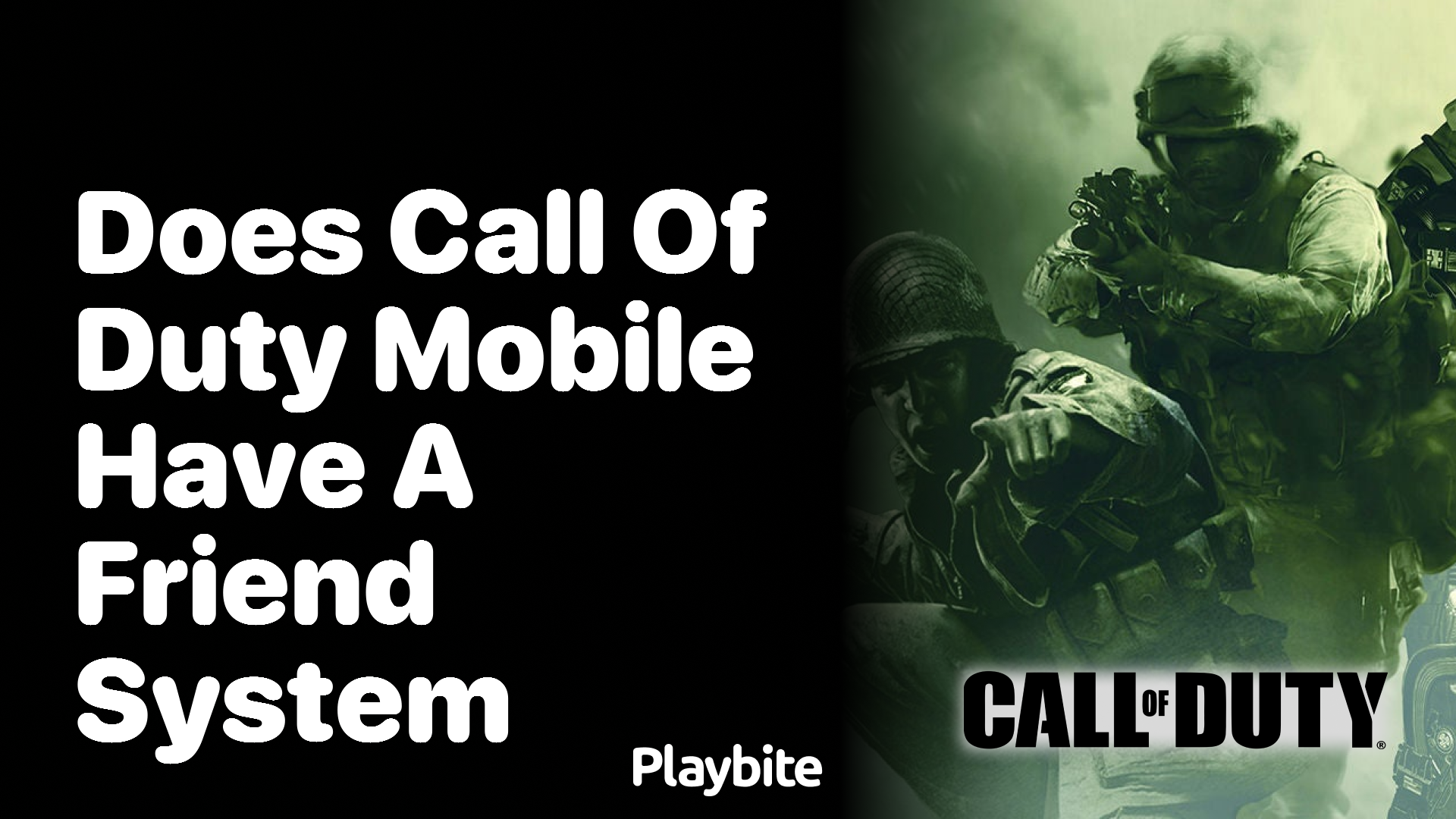 Does Call of Duty Mobile Have a Friend System? - Playbite