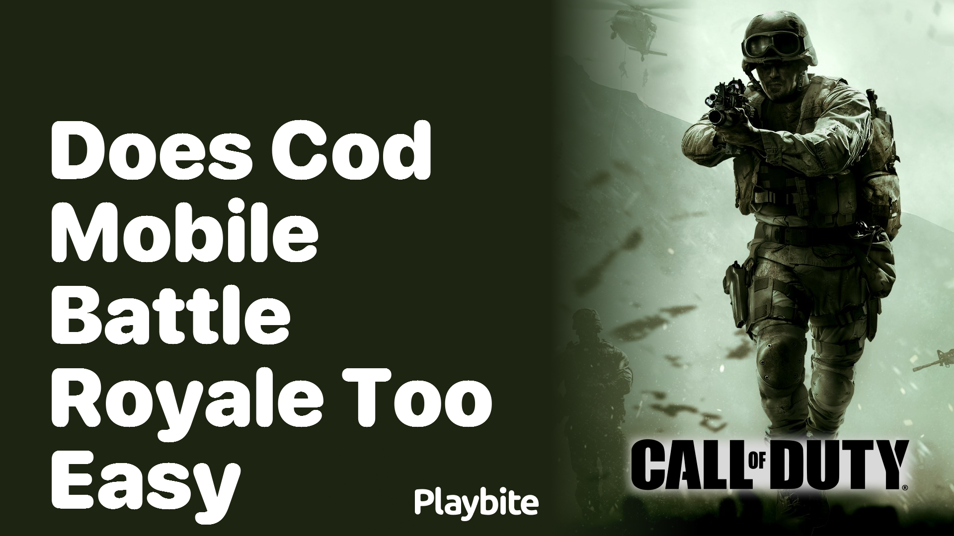 Is COD Mobile Battle Royale Too Easy? - Playbite