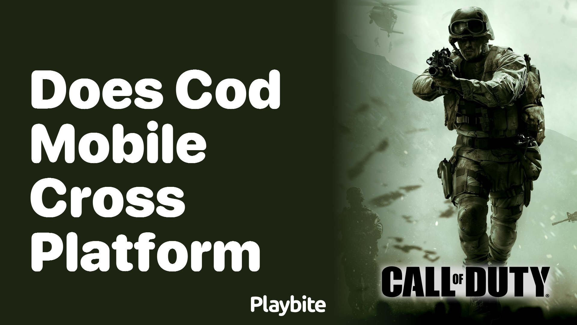 Does COD Mobile Support Cross-Platform Play? - Playbite