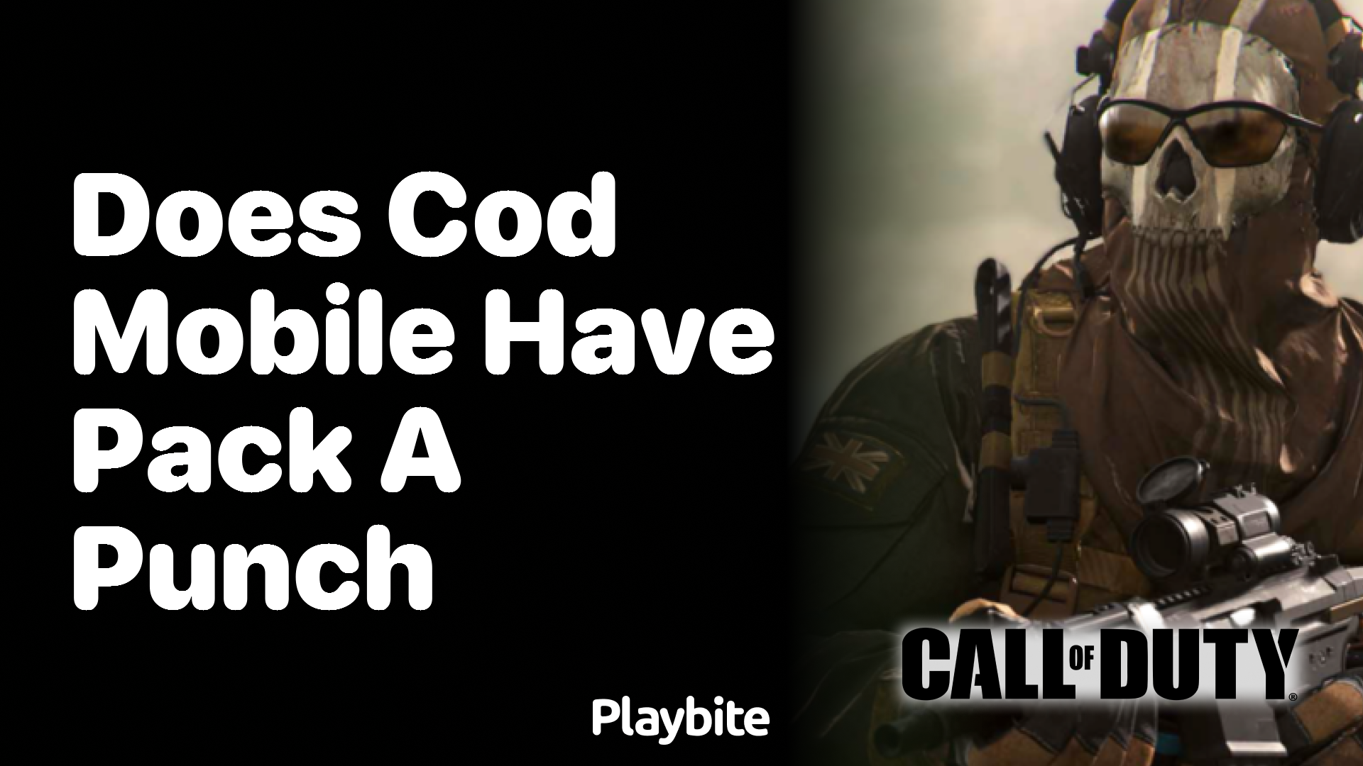 Does COD Mobile Have Pack a Punch? - Playbite