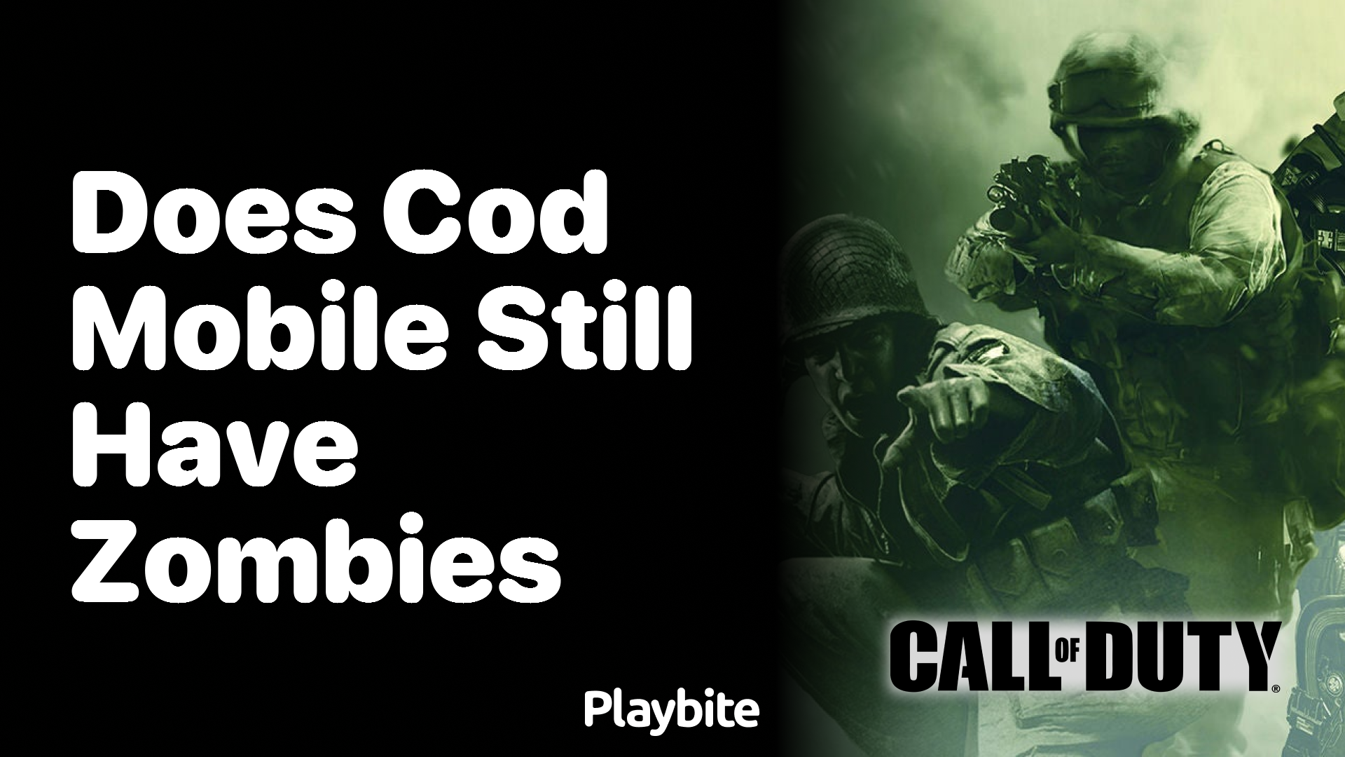 Does Call of Duty Mobile Still Feature Zombies Mode? - Playbite