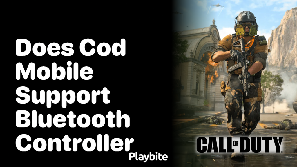Does COD Mobile Support Bluetooth Controllers? - Playbite