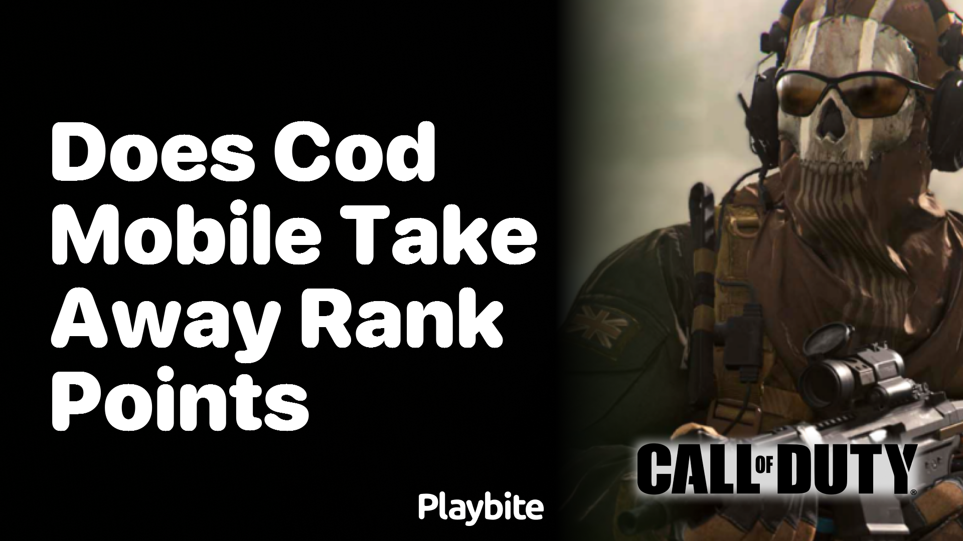 Does Call of Duty Mobile Take Away Rank Points? - Playbite