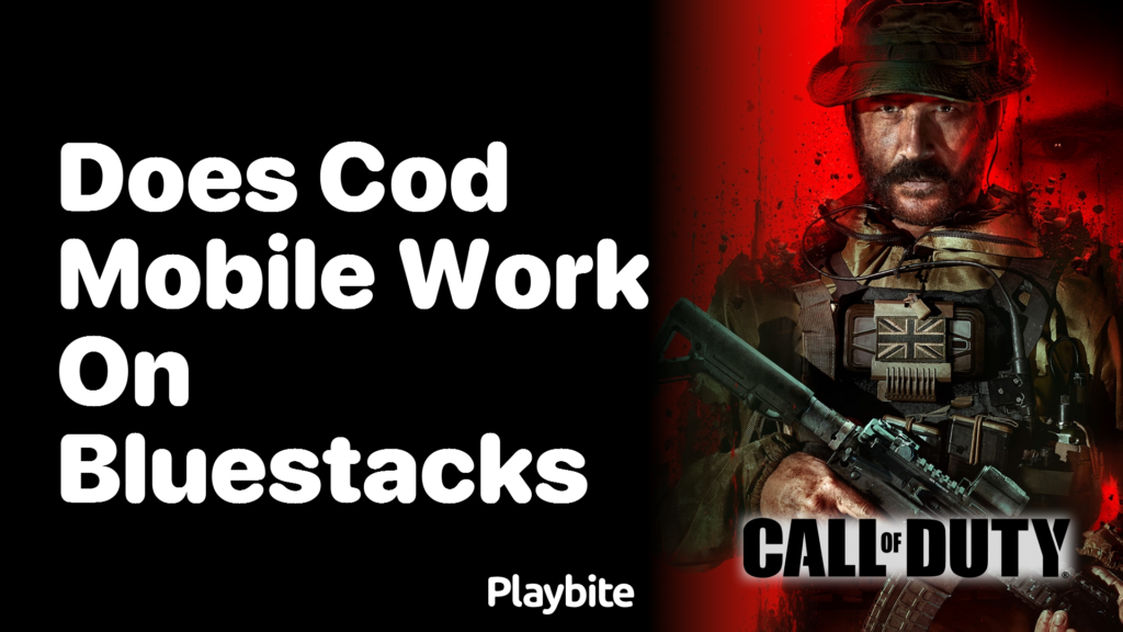 Does COD Mobile Work on BlueStacks? Find Out Here! - Playbite