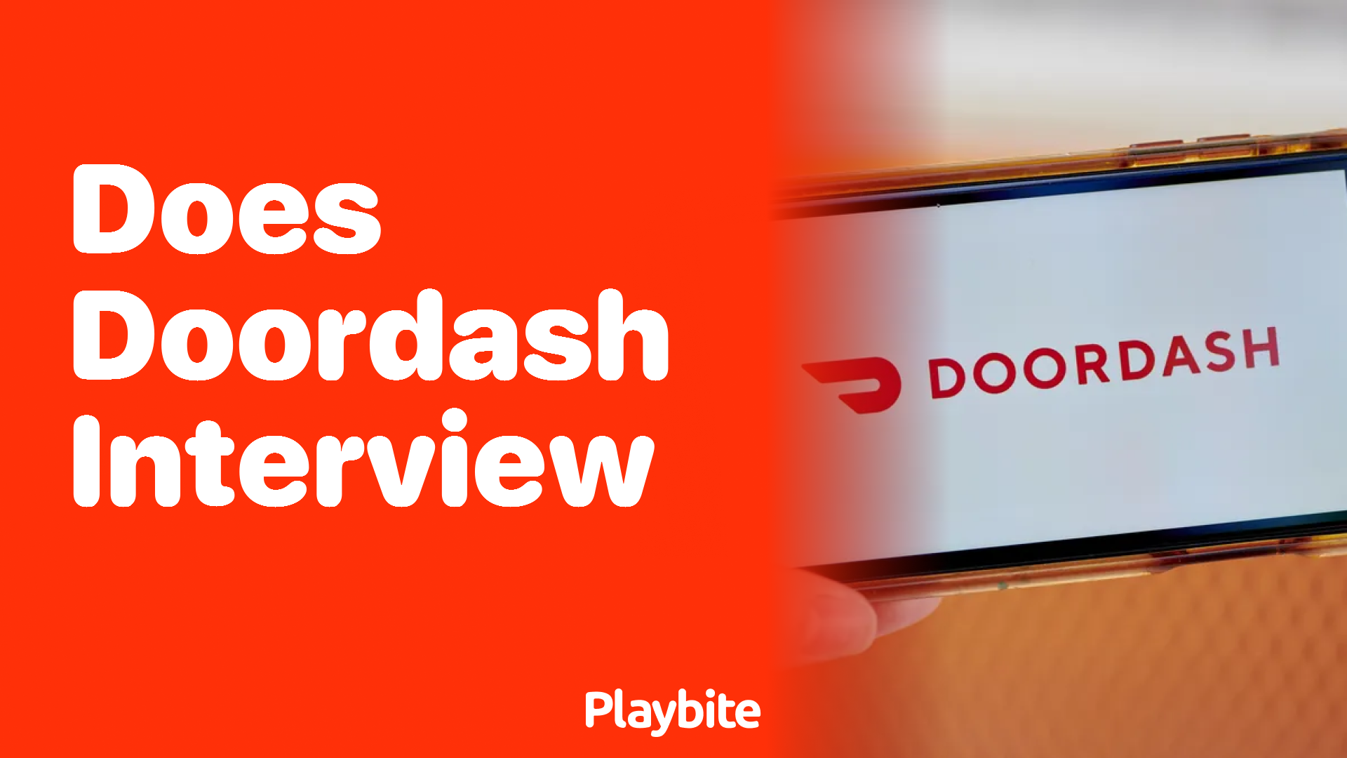 Does DoorDash Interview Its Delivery Drivers? - Playbite