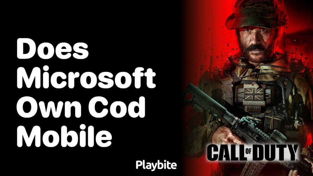 Does Microsoft Own COD Mobile? - Playbite