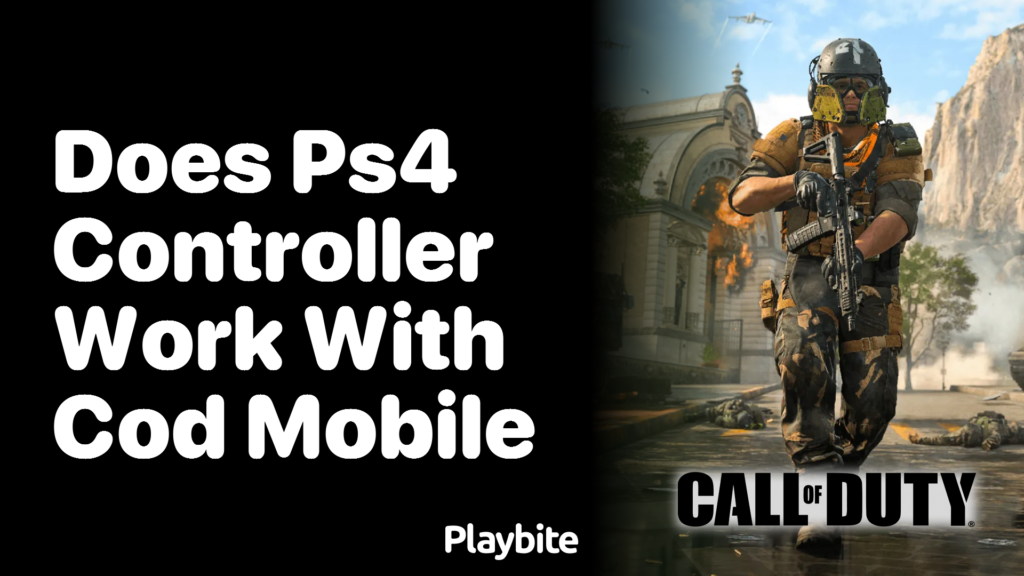 Does a PS4 Controller Work with COD Mobile? - Playbite