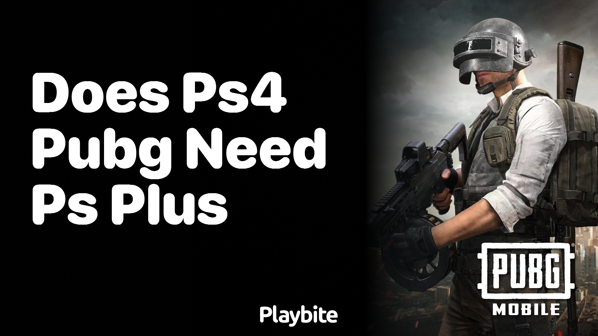 Does PS4 PUBG Need PS Plus to Play? - Playbite