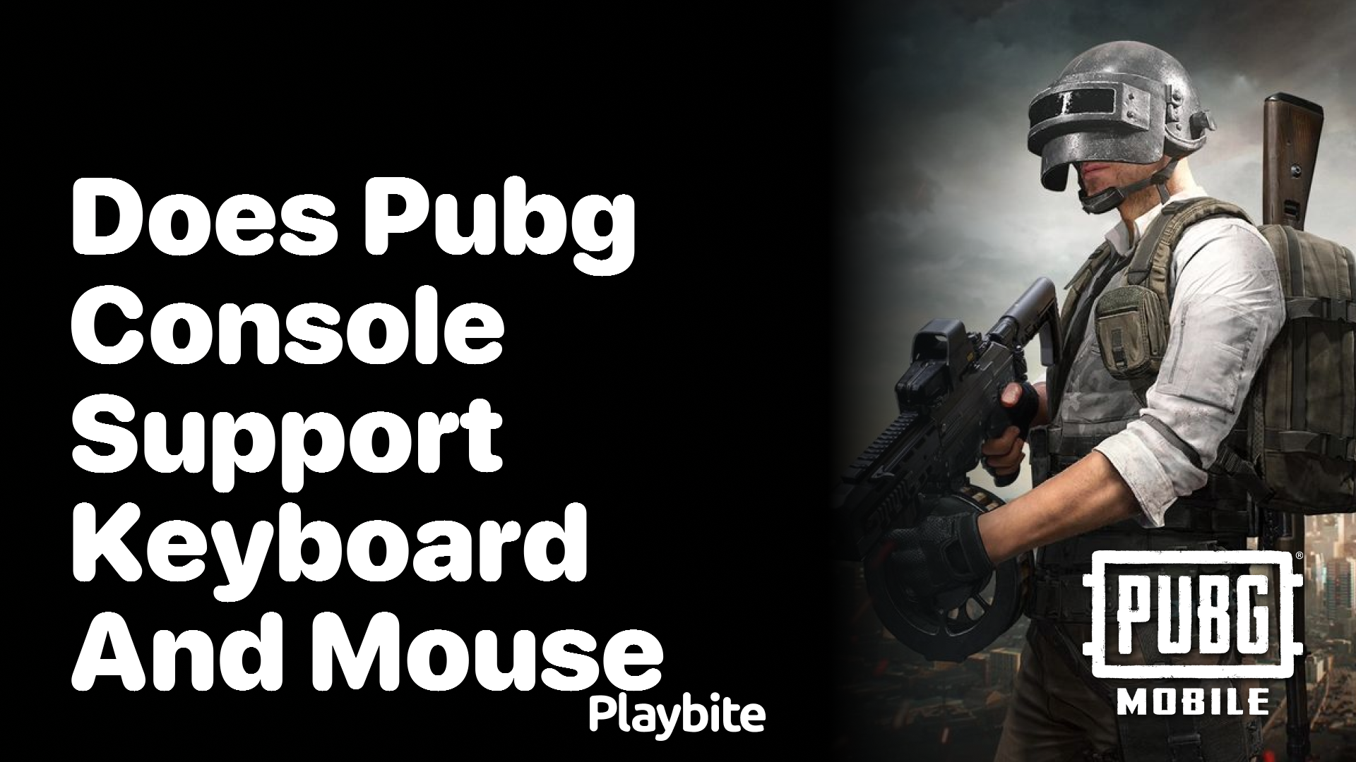 Does PUBG Console Support Keyboard and Mouse? - Playbite