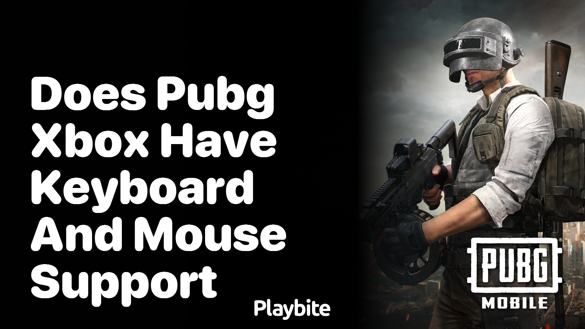 Does PUBG Xbox Have Keyboard and Mouse Support? - Playbite
