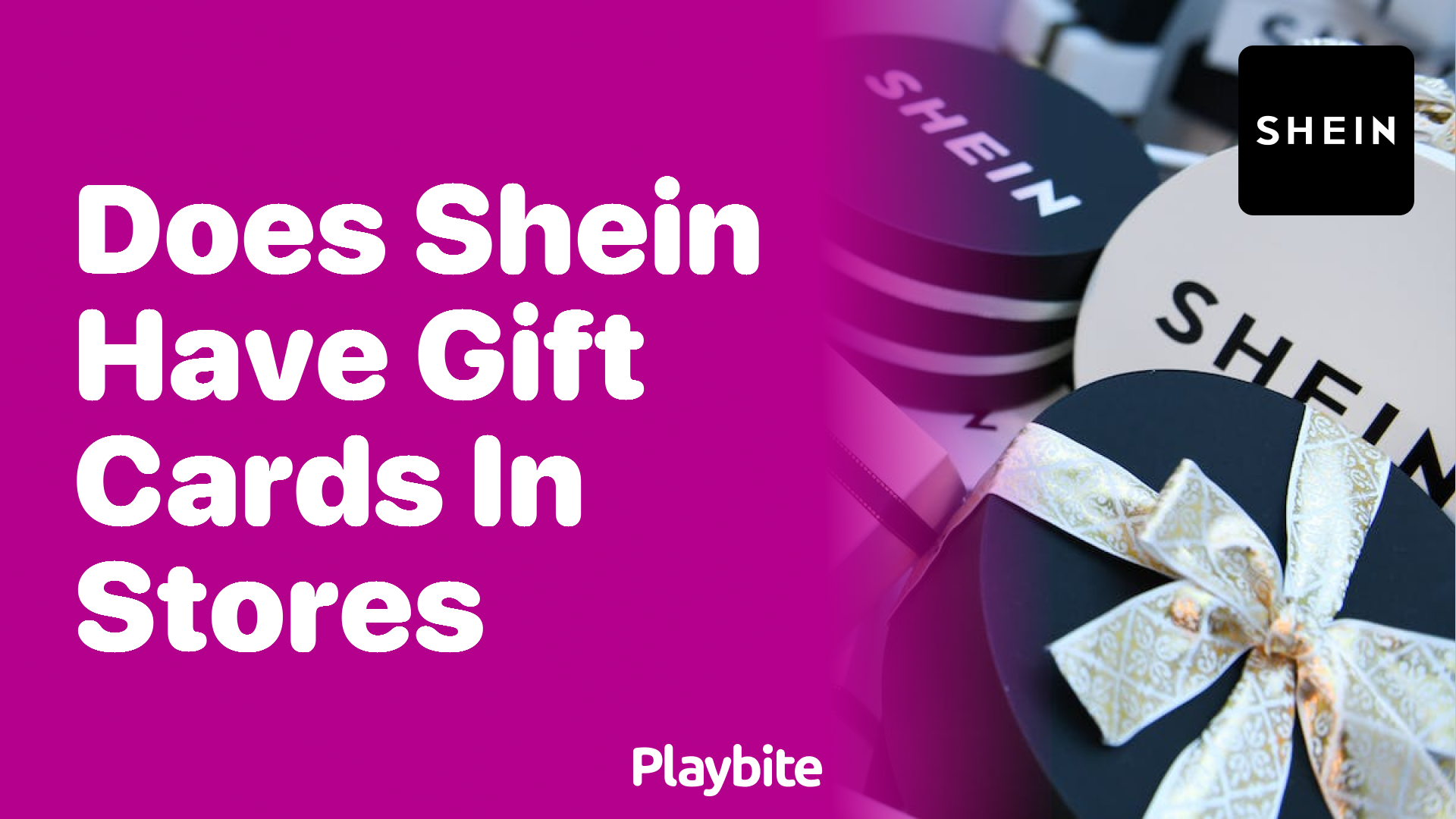 Does SHEIN Offer Gift Cards In Stores? - Playbite