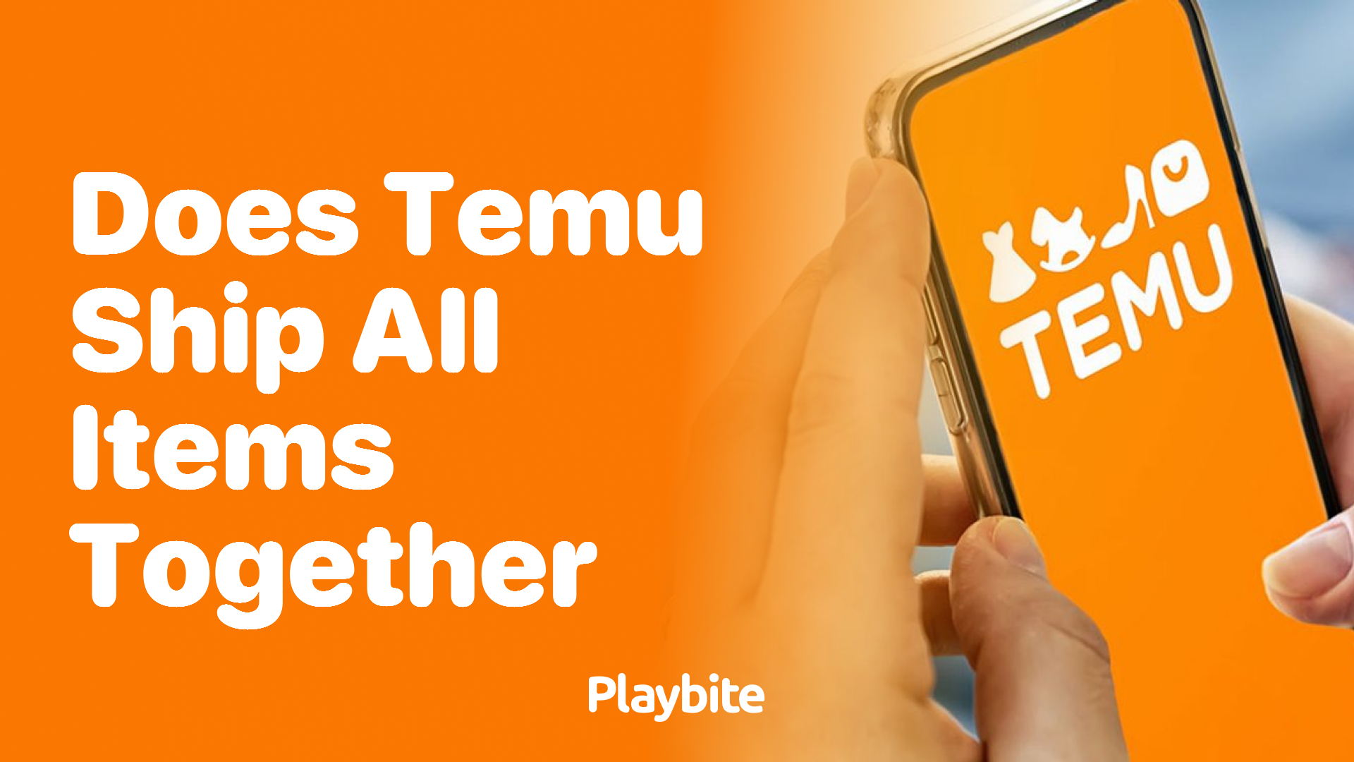 Does Temu Ship All Items Together? - Playbite