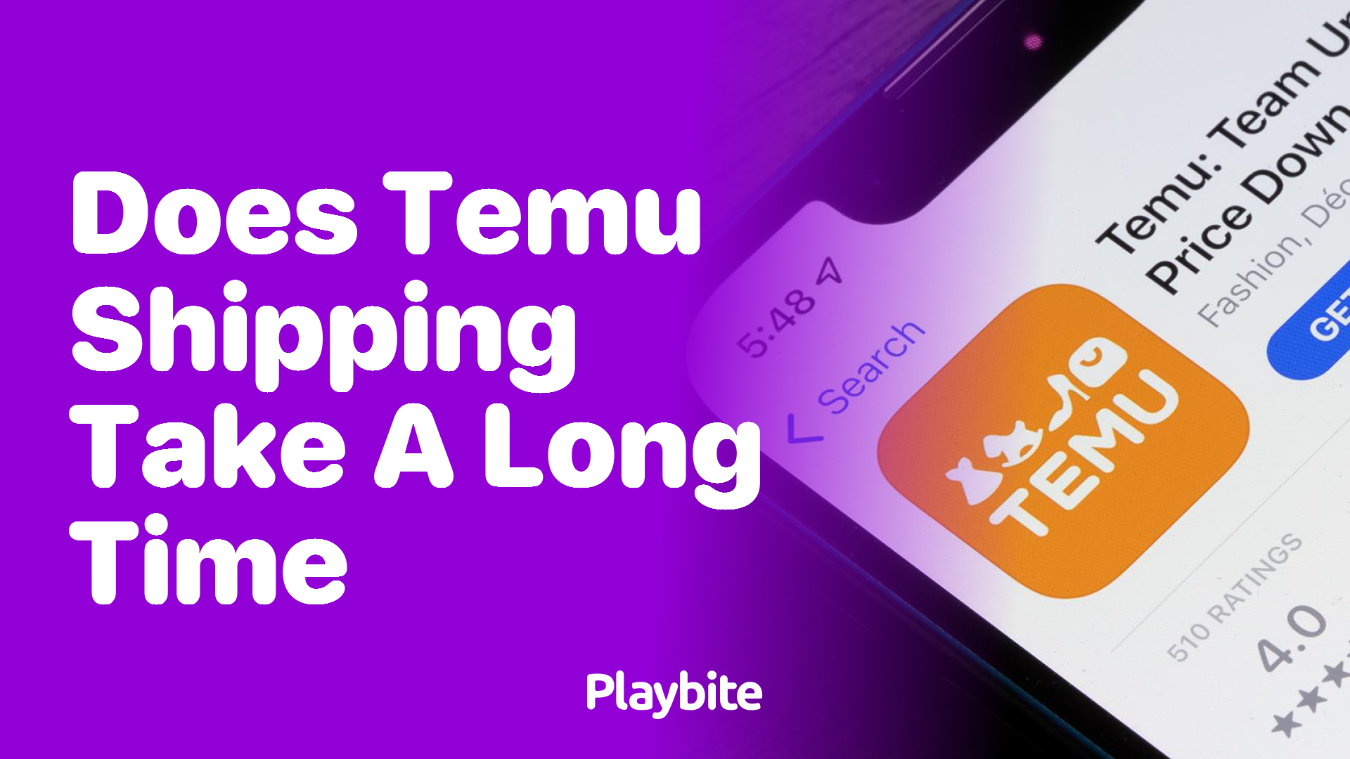 Does Shipping From Temu Take a Long Time? - Playbite