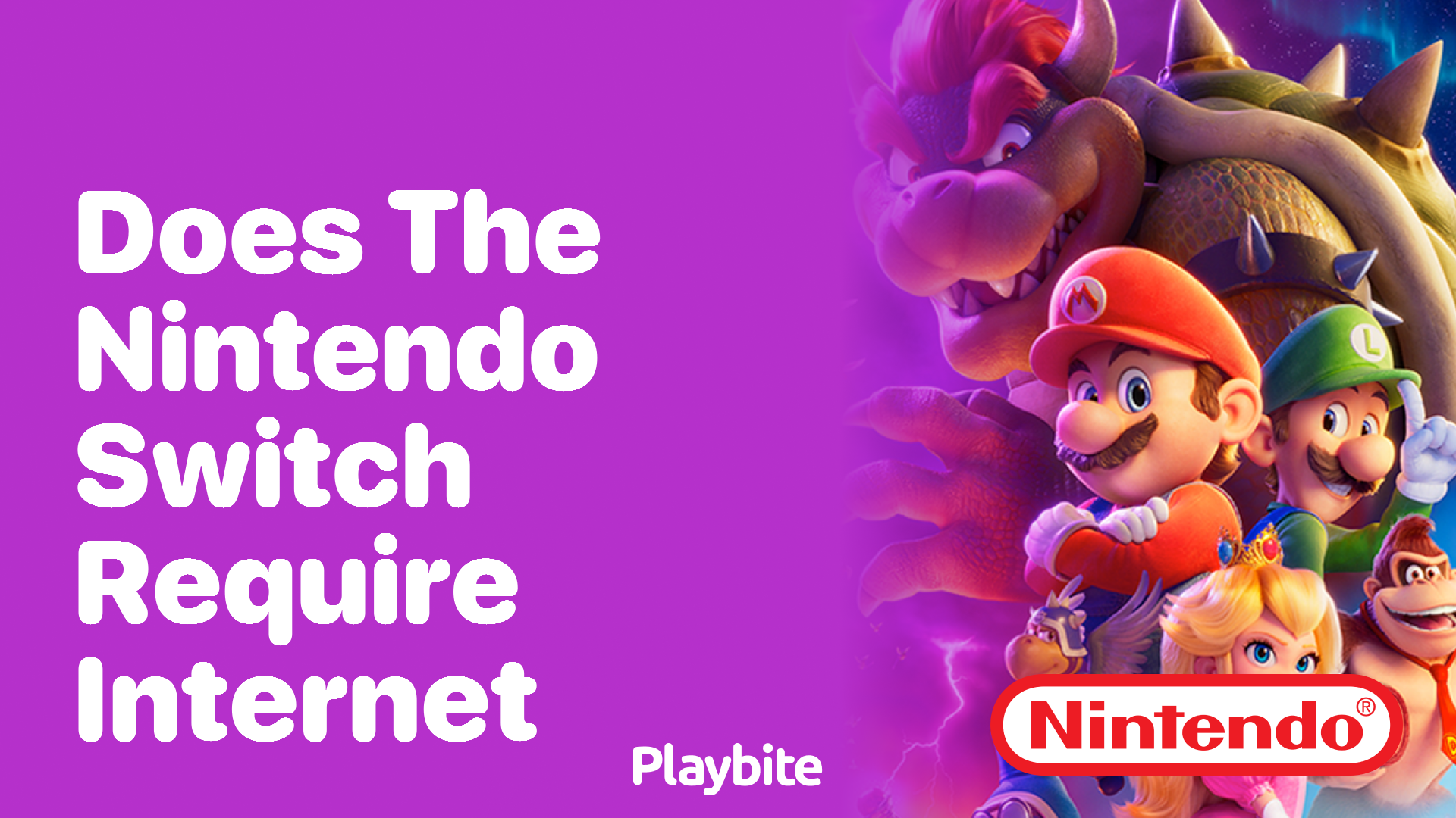 Does the Nintendo Switch Require Internet? - Playbite