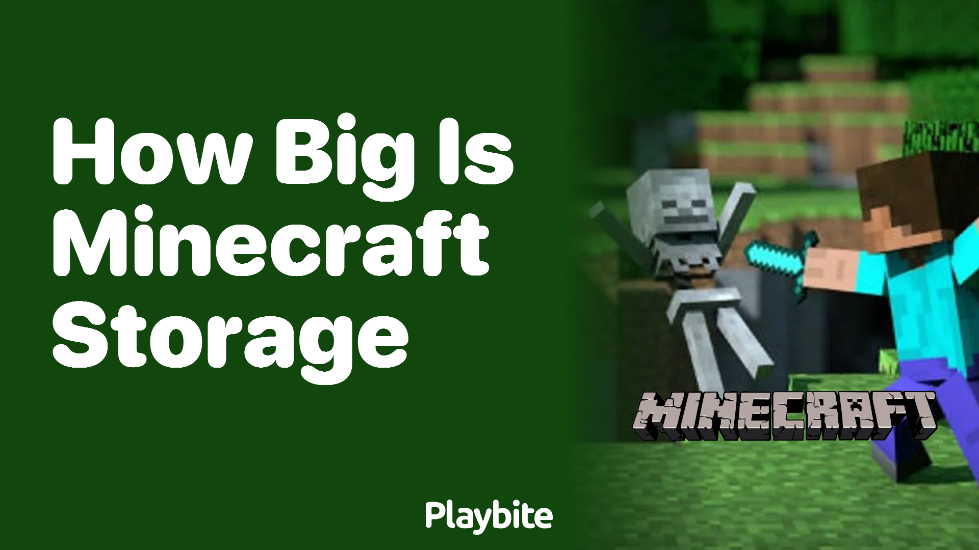 How Big Is Minecraft Storage? - Playbite