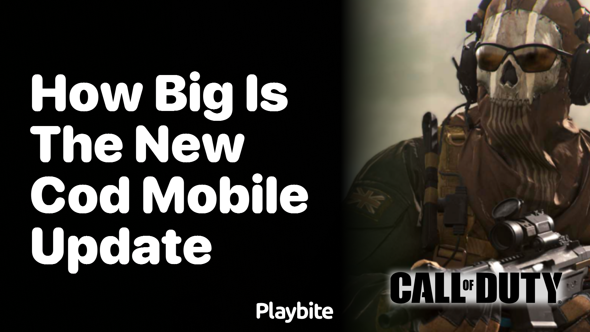 How Big Is the New COD Mobile Update? - Playbite