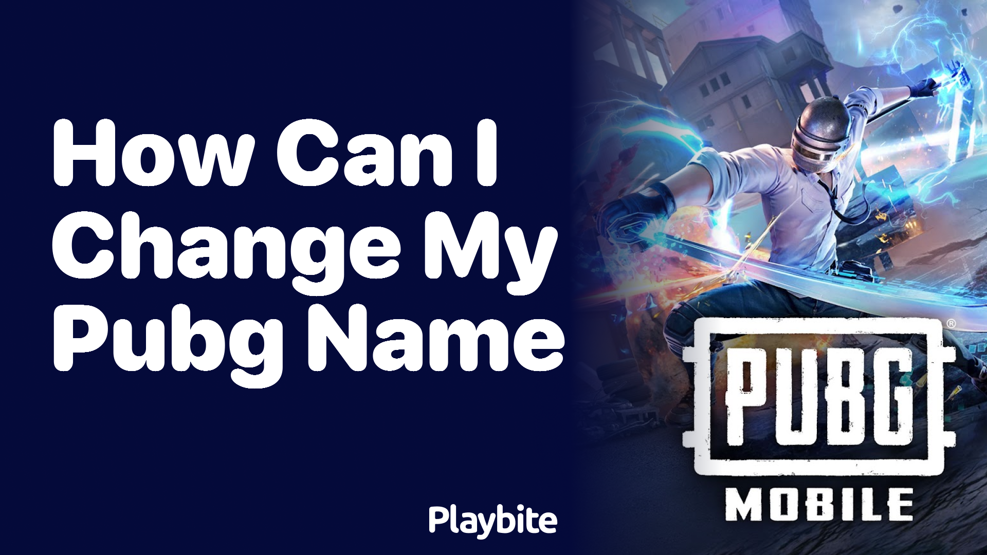 How Can I Change My PUBG Name? - Playbite