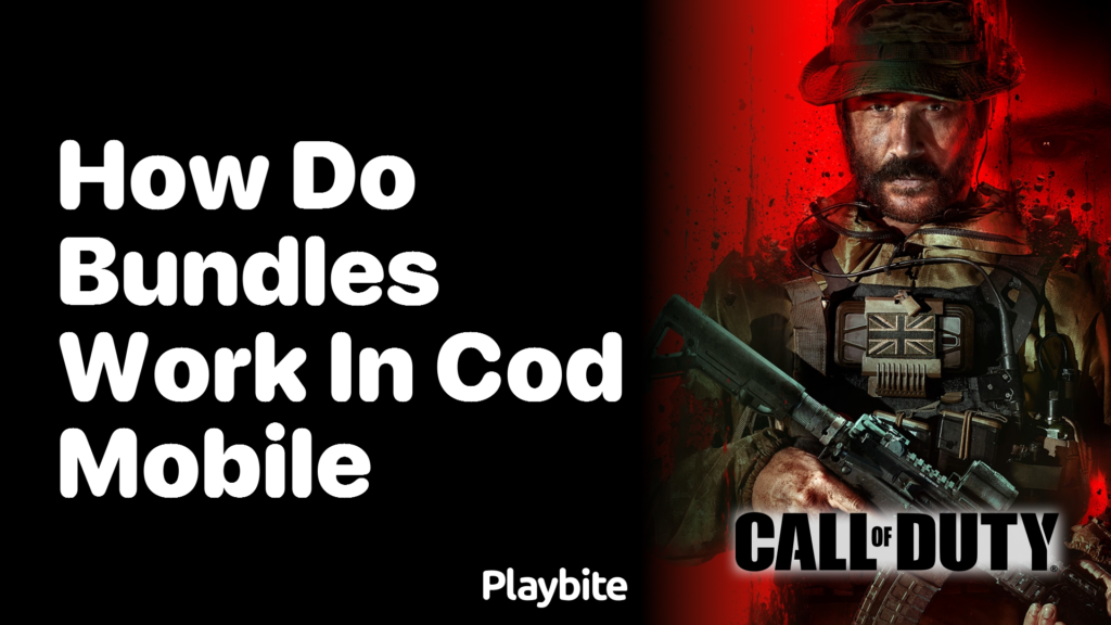 How Do Bundles Work in COD Mobile? - Playbite