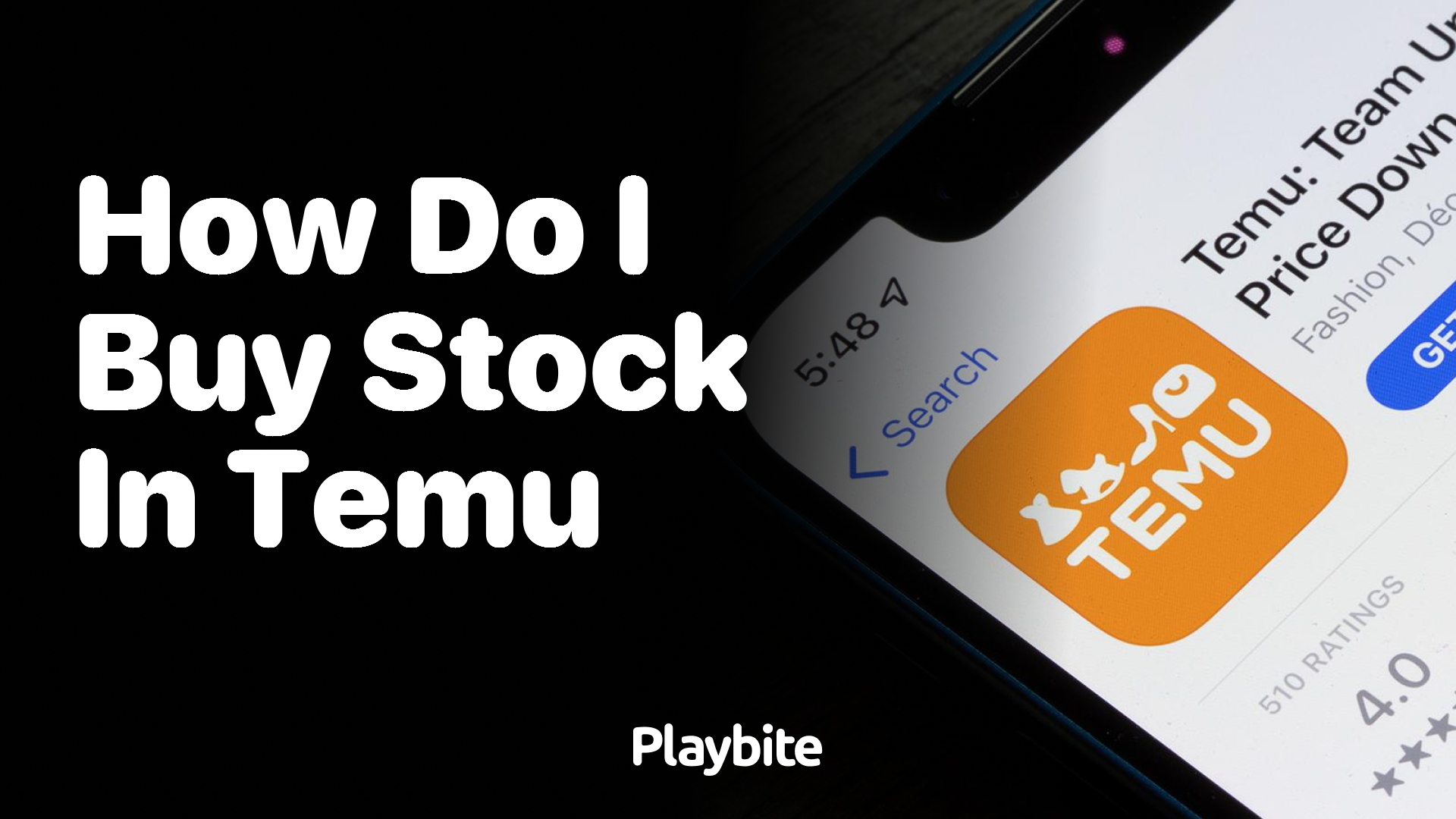 How Do I Buy Stock in Temu? - Playbite
