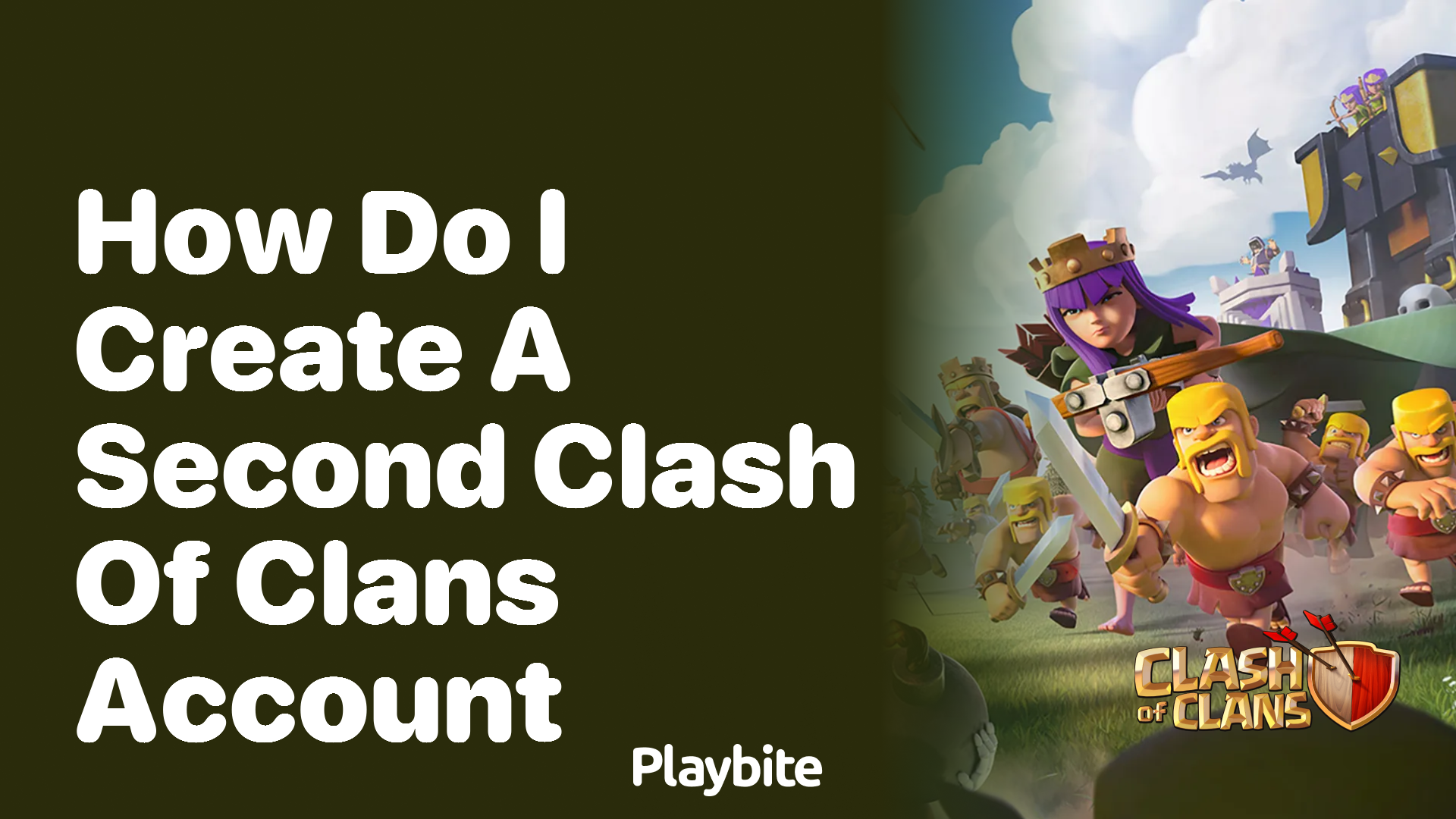 How Do I Create a Second Clash of Clans Account? - Playbite