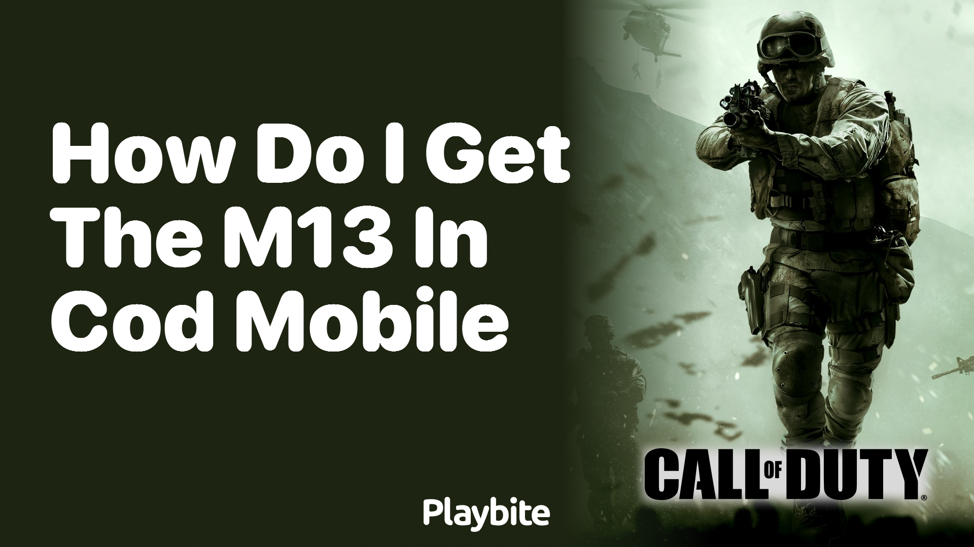 How Do I Get the M13 in COD Mobile? - Playbite