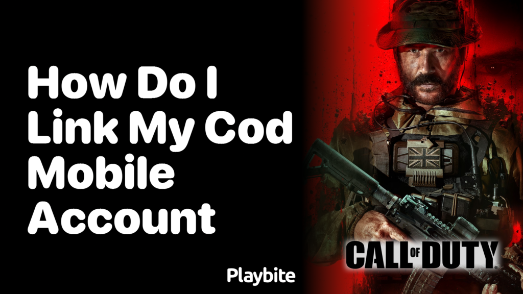 How to Link Your Call of Duty Mobile Account - Playbite