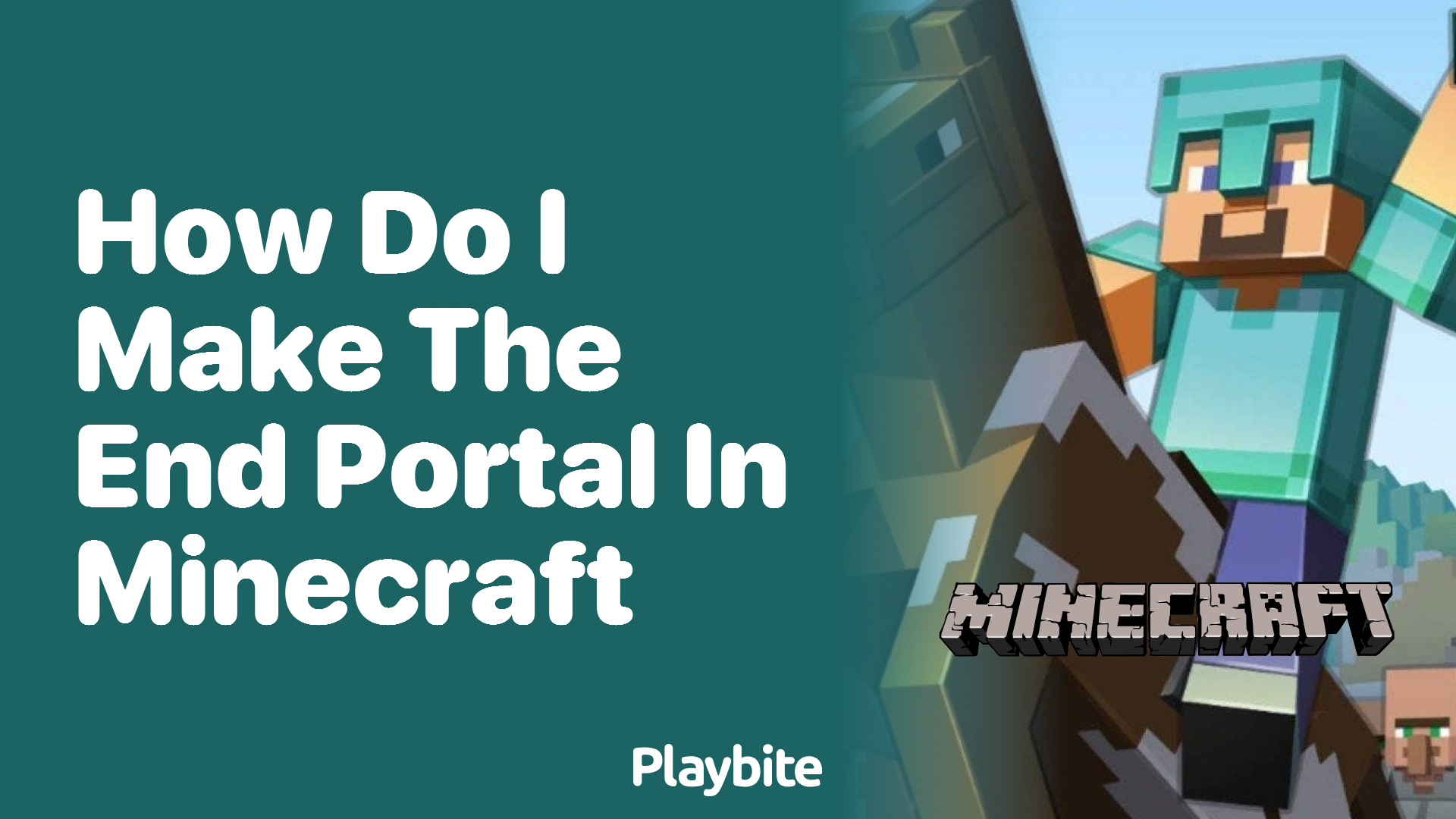 How to make the End Portal in Minecraft - Playbite