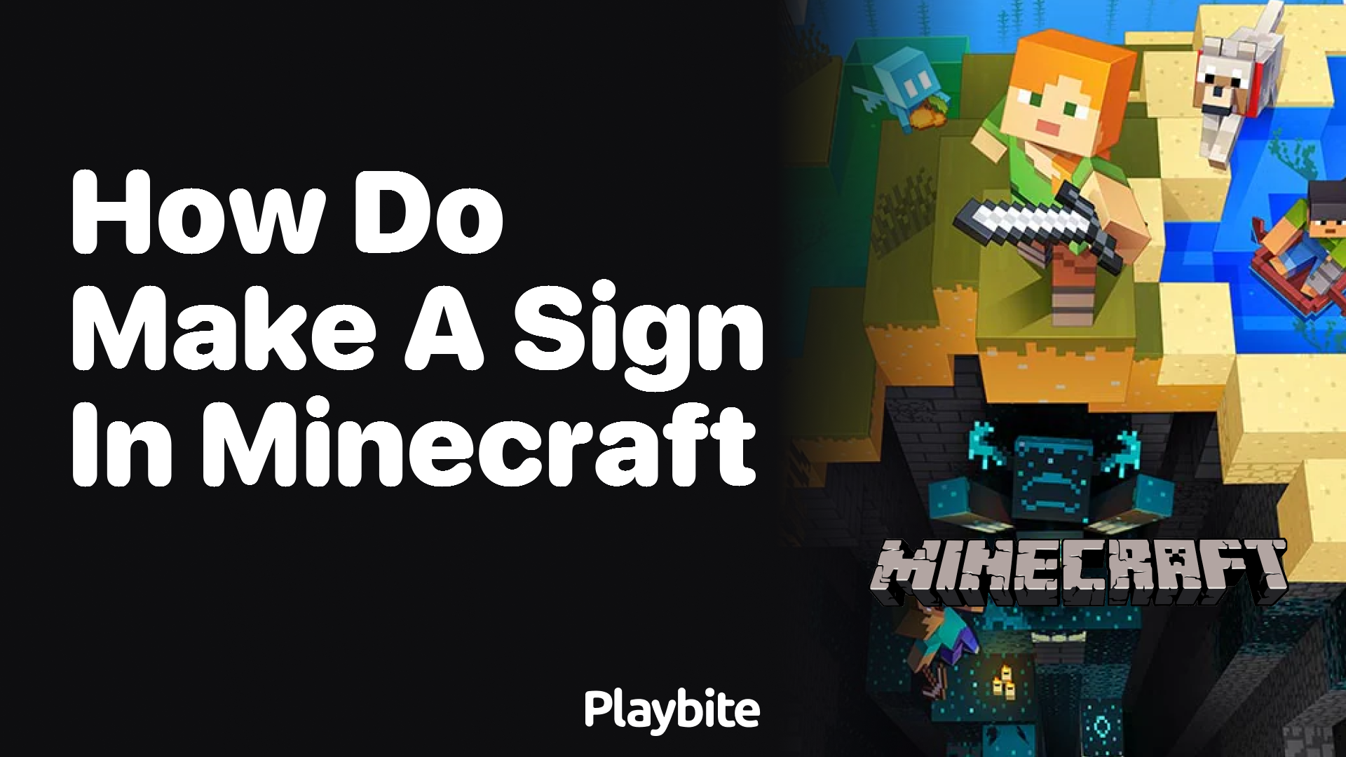 How to Make a Sign in Minecraft: A Simple Guide - Playbite