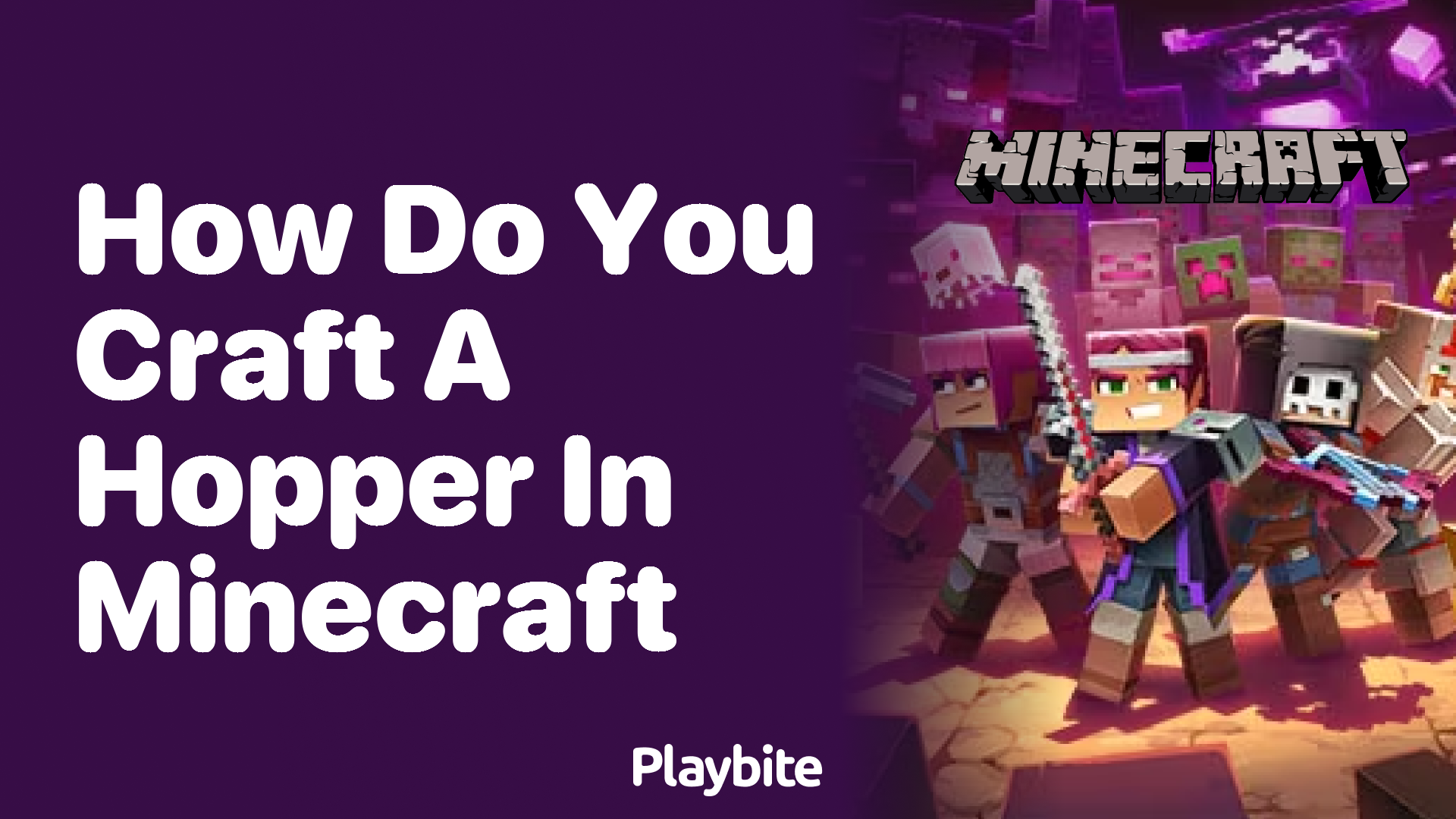 How Do You Craft a Hopper in Minecraft? - Playbite