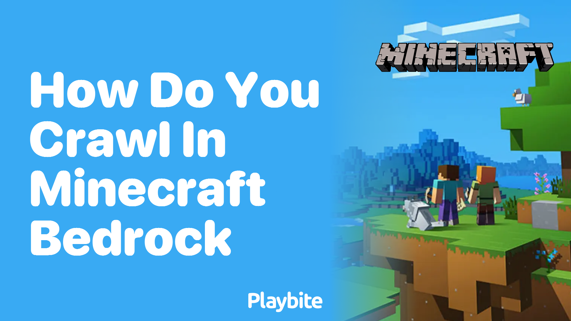 How Do You Crawl in Minecraft Bedrock? - Playbite