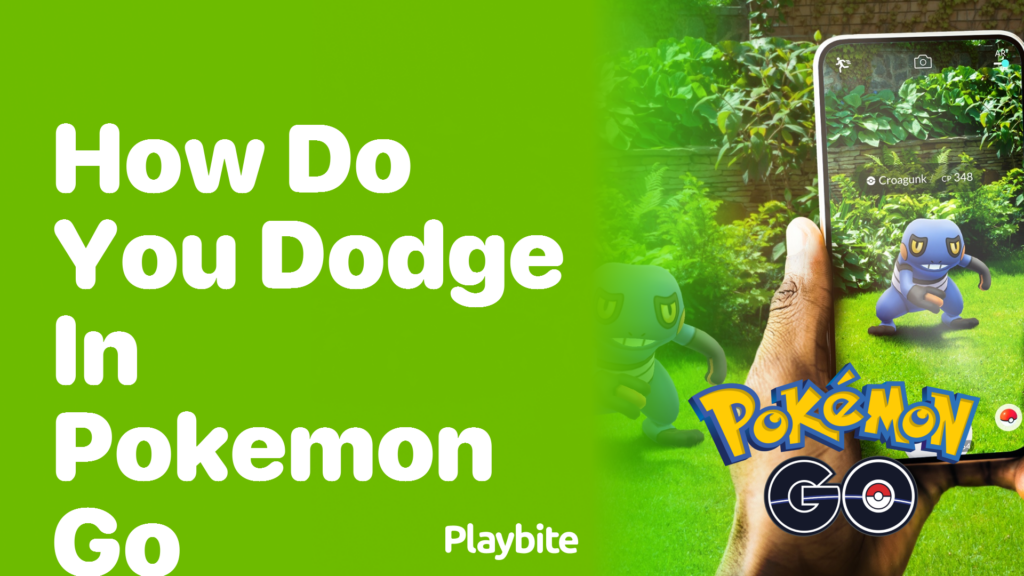 How do you dodge attacks in Pokemon GO? - Playbite