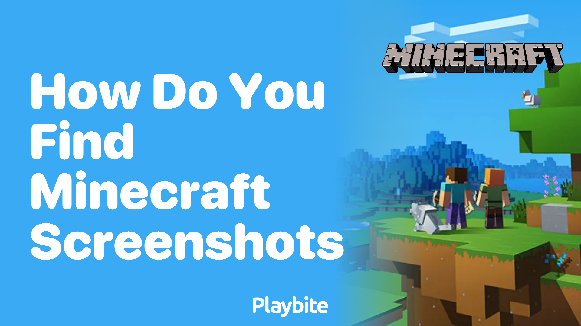 How do you find Minecraft screenshots? - Playbite