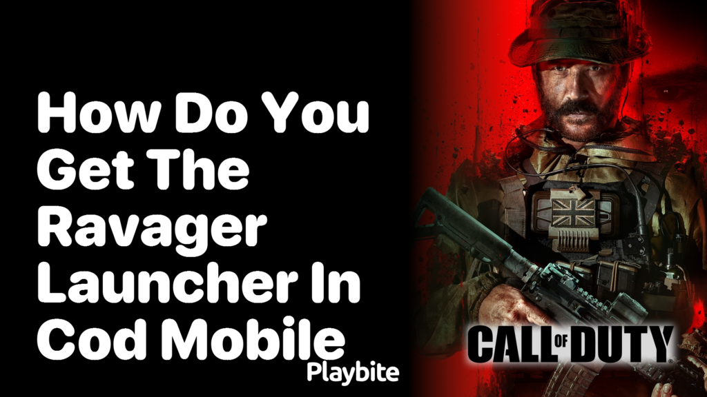 How Do You Get the Ravager Launcher in COD Mobile? - Playbite