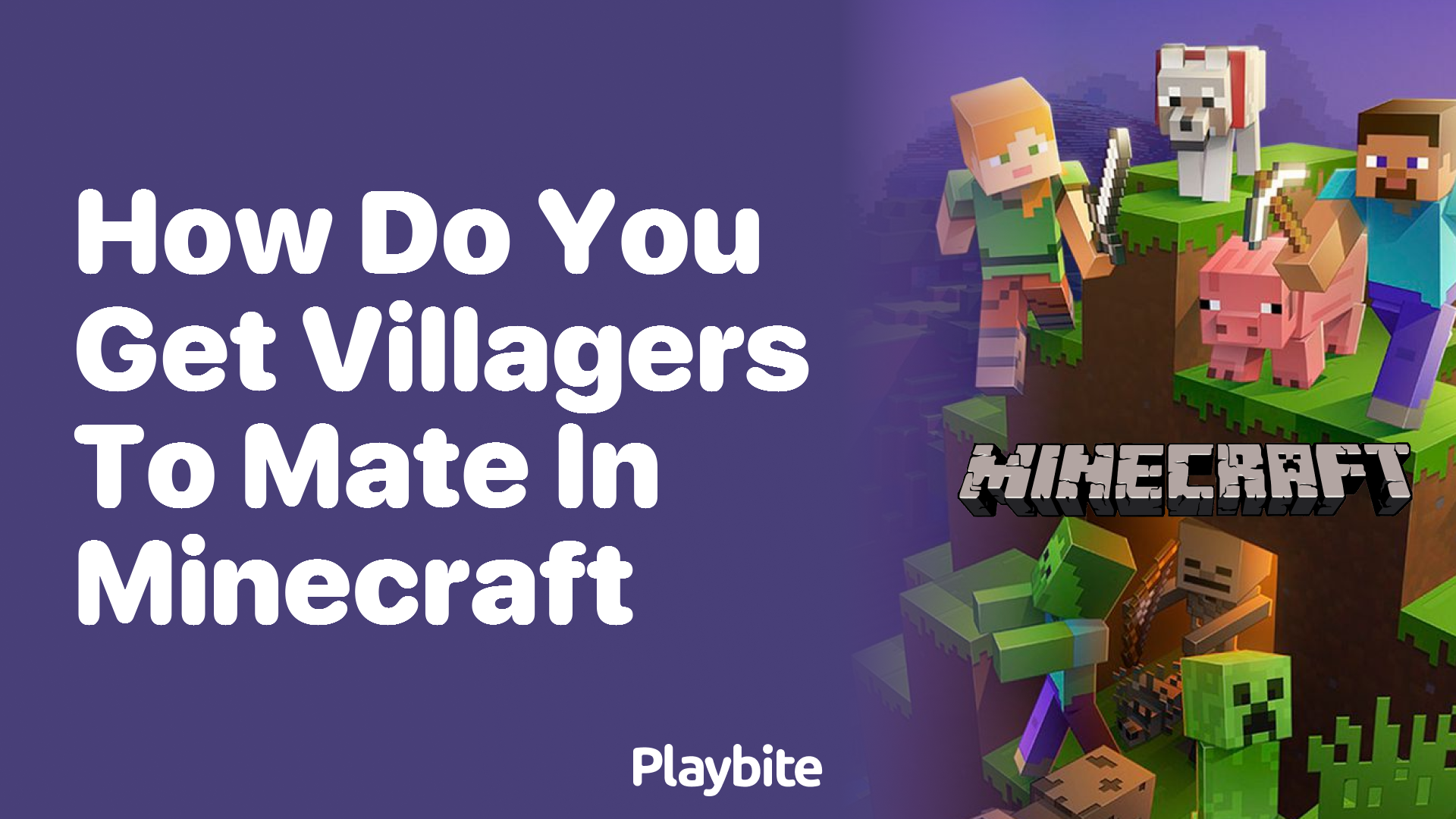 How do You Get Villagers to Mate in Minecraft? - Playbite