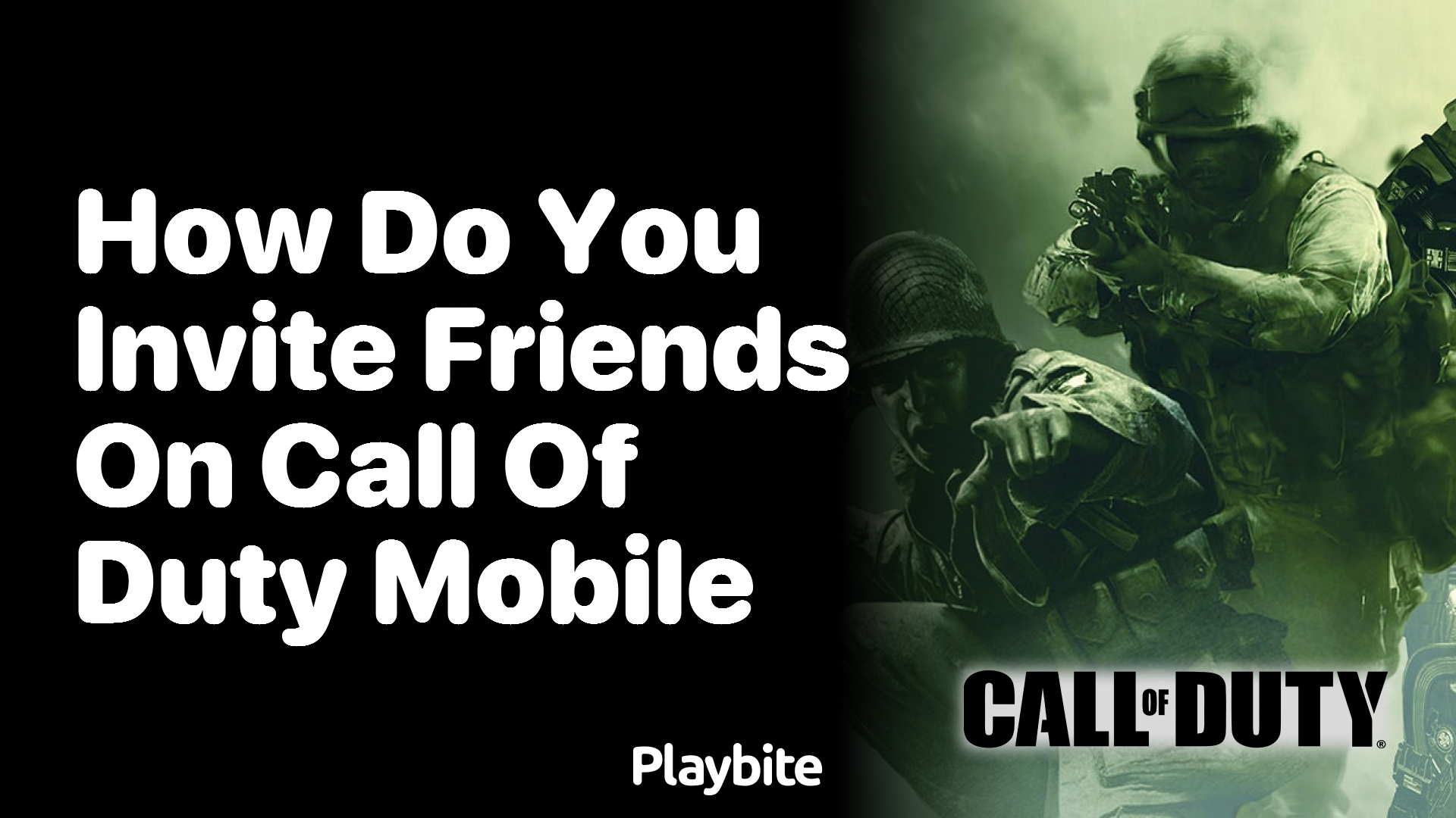 How to Invite Friends on Call of Duty Mobile - Playbite
